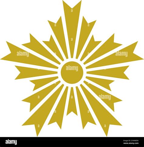 Japanese Police Emblem Japanese Police Crest Editable Vector Stock