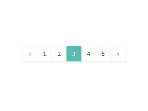 Pagination Component By William Minty On Dribbble