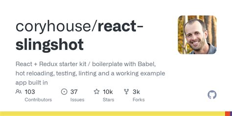 Github Coryhousereact Slingshot React Redux Starter Kit Boilerplate With Babel Hot