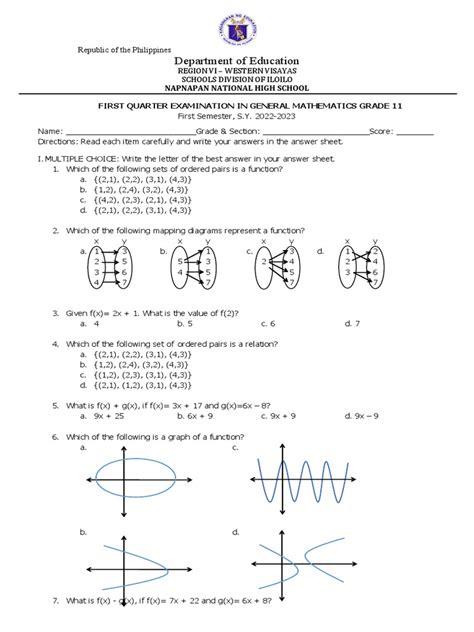 Grade 11 Gen Math Pdf