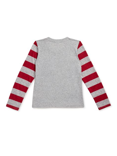 Holiday Time Girls Embellished Christmas Sweater Sizes 4 18 And Plus