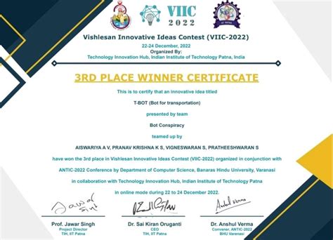 Pratheeshwaran S On Linkedin Iitpatna Innovative Technology India