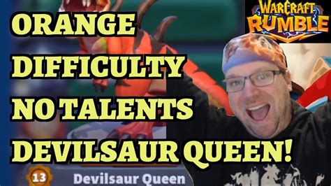 Devilsaur Queen Ungoro Crater Campaign Guide Warcraft Rumble Youtube