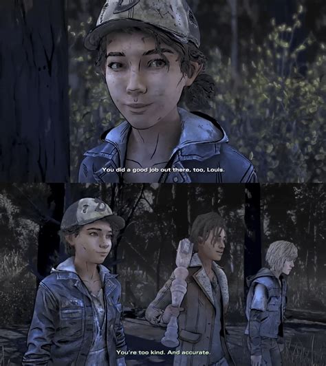 Clementine And Louis Flirting After Schooling Walkers Can You Feel The
