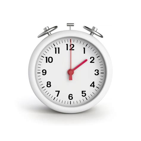 Premium Photo Timer On Isolate White Background