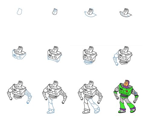 15 Facile Idées De Dessin Buzz LÉclair Comment Dessiner Buzz LÉclair