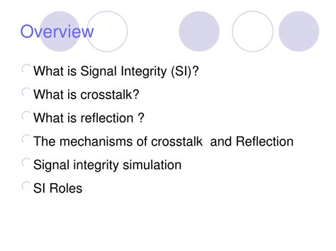 Ppt Signal Integrity Research Of High Speed Circuit In Embedded