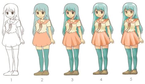 Color Process Cell Shade By Powerkitty Deviantart Com On Deviantart Cell Shade Color Shades