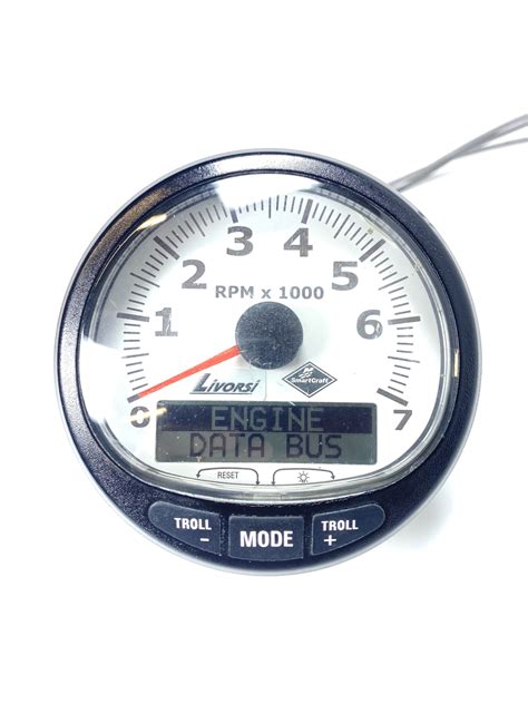 Livorsi Mercury Smartcraft Sc1000 Tachometer Gauge Cosmetic Wear Max Marine Outlet