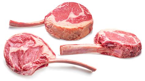 뼈가 있는 생 갈비 스테이크 또는 흰색 배경에 분리된 토마호크 스테이크 0명에 대한 스톡 사진 및 기타 이미지 0명 3가지 개체 Entrecôte Istock