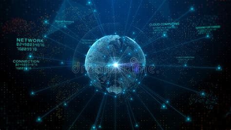 technology network data connection digital data network and cyber