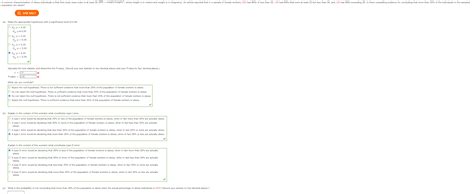 Solved Calculate The Test Statistic And Determine The Chegg Com