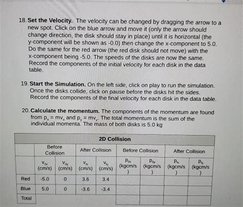 Solved 18 Set The Velocity The Velocity Can Be Changed By Chegg Com