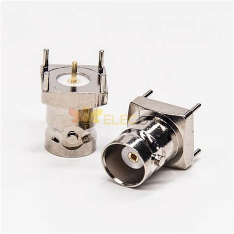 20pcs Bnc Pcb Connector 180 Degree Through Hole