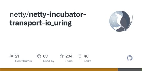 Github Nettynetty Incubator Transport Iouring