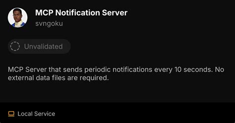 Mcp Notification Server Mcp Servers · Lobehub