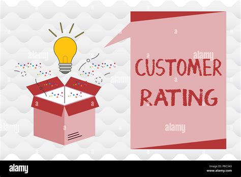 Handwriting Text Customer Rating Concept Meaning Each Point Of The Customers Enhances The