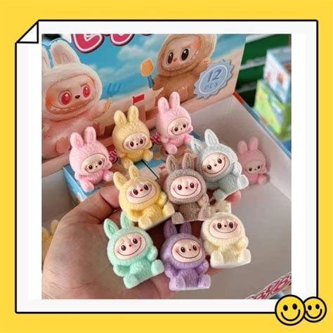 น่ารักbano1ชิ้น กล่องเครื่องประดับขนาดเล็ก ขี้เกียจโยคะชุดการ์ตูน Labubu กล่อง การ์ตูนน่ารัก ของ