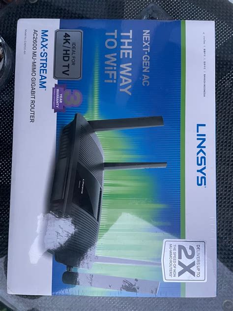 Linksys MAXSTREAM AC Router TV Home Appliances Other Home Appliances On Carousell