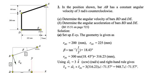 answered 2 in the position shown bar ab has a… bartleby