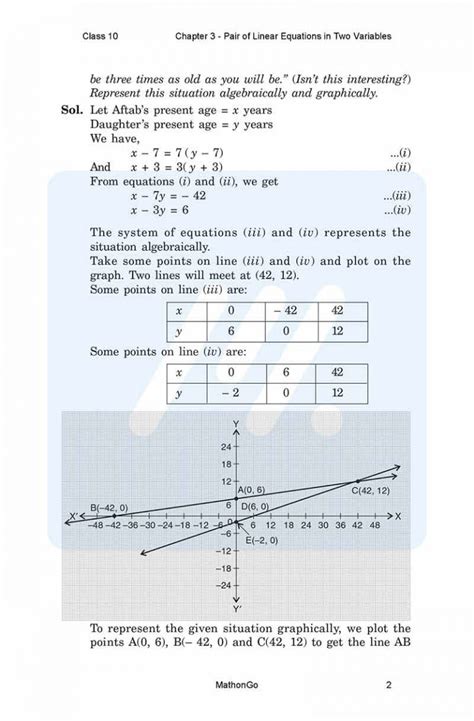 Ncert Solutions For Class 10 Maths Chapter 3 Exercise 3 1 Mathongo