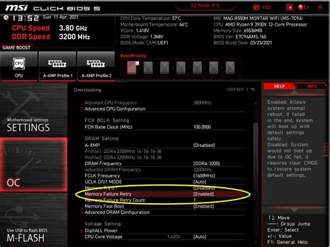 How Do I Enable Xmp Without Causing Pc To Not Post Msi Global