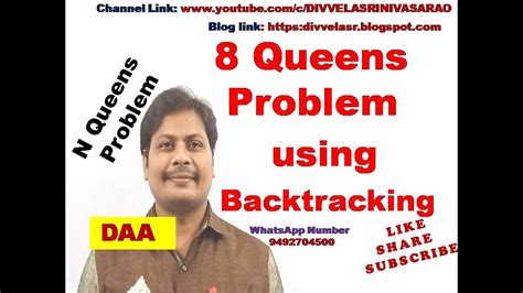 8 Queens Problem N Queens Problem 8 Queens Problem Using Backtracking 8 Queen Problem