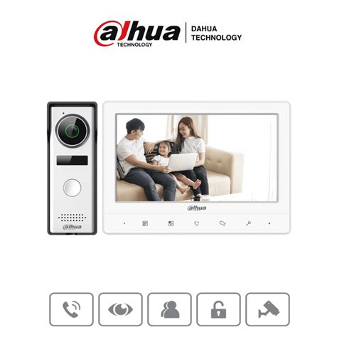 Dahua Dhi Kta02 Kit De Videoportero Analógico Monitor Con Pantalla