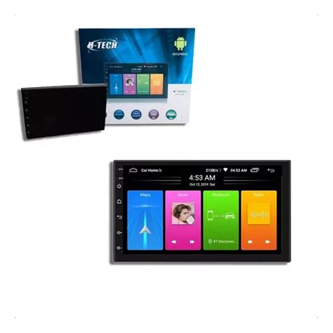 Central Multimídia Bora Android 12 Tela 7 Gps Dvd 2 Din Câm Frete Grátis