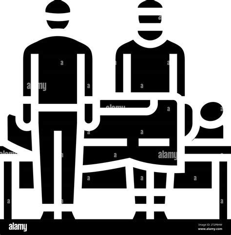 Emergency Surgery Glyph Icon Vector Illustration Stock Vector Image And Art Alamy
