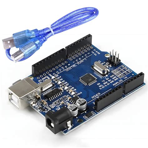Jp Uno R3ボード Atmega328p Usbケーブル付き Arduino互換 Arduino用 入力電圧7