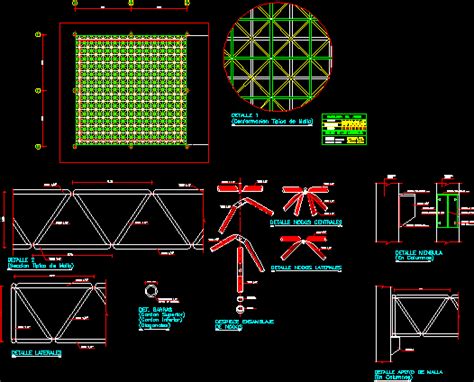 Detail Space Mesh Dwg Section For Autocad • Designs Cad