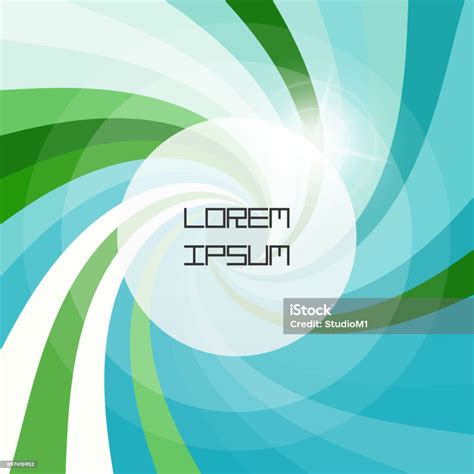 추상적인 소용돌이 배경 텍스트에 대 한 장소를 가진 벡터 일러스트입니다 3차원 형태에 대한 스톡 벡터 아트 및 기타 이미지 3차원 형태 가리기 곡선 Istock