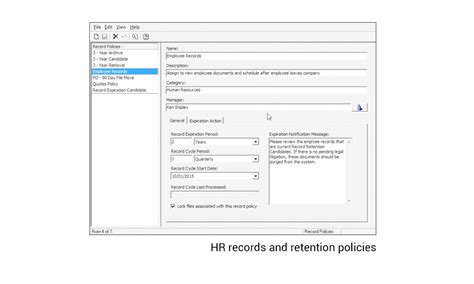 Hr Records Retention Software