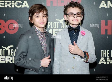 Azhy Robertson And Jacob Laval Attend The Premiere Of Hbos The Plot
