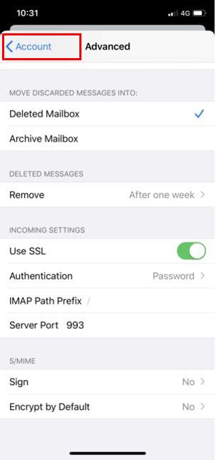 Select SMTP