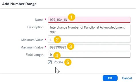 number range objects for edi in sap integration suite btp is cpi pi