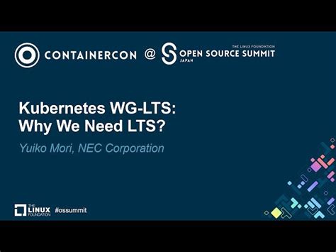 Free Video Why Kubernetes Needs Long Term Support Understanding WG