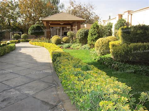طراحی فضای سبز محوطه سازی ویلا و حیاط لوکس ویلا گاردن