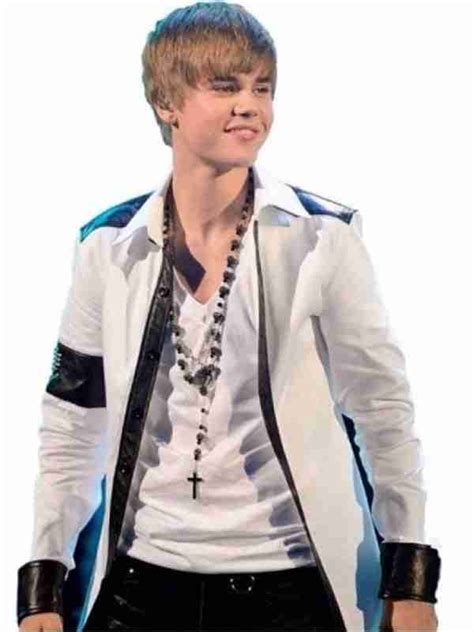 Justin Bieber White Leather Jacket The Movie Fashion