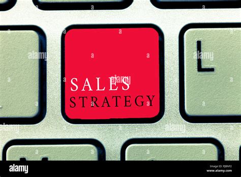 Word Writing Text Sales Strategy Business Concept For Plan For