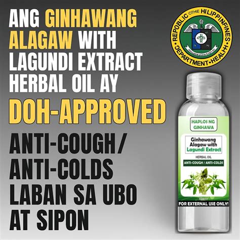 Ginhawang Alagaw With Lagundi Extract Pasig
