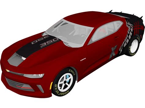 Chevrolet Camaro Copo 3d Model 2016 3dcadbrowser