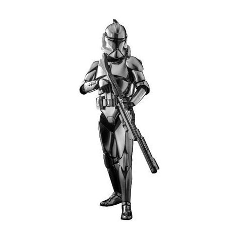 Figure Hot Toys Mms643 Star Wars Clone Trooper Chrome Version