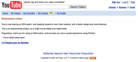 New Updates Added A Custom Player And Added Rehike To The 2005