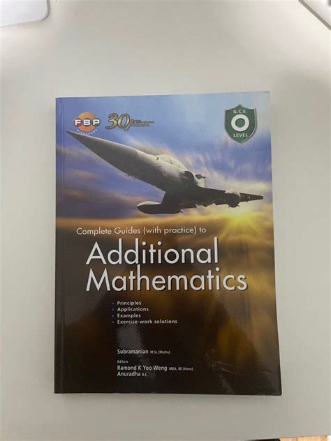 Additional Maths O Level And Igcse Complete Guide Hobbies And Toys