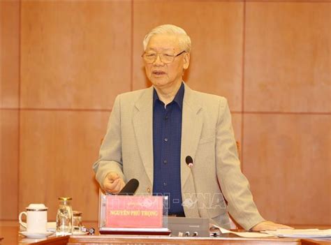 越共中央总书记国家主席阮富仲主持召开中央反腐败指导委员会常委会议 越南共产党 第十三次全国代表大会