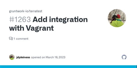 Add Integration With Vagrant · Issue 1263 · Gruntwork Ioterratest