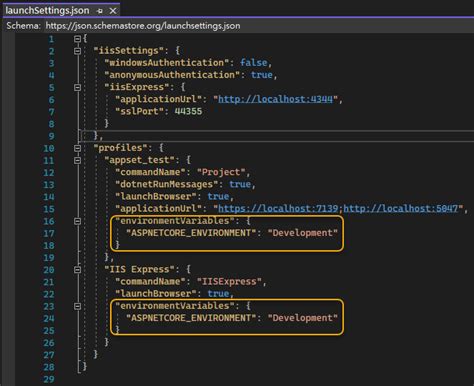 ASP NET Core 依環境載入不同 appsetting json 設定 黑暗執行緒