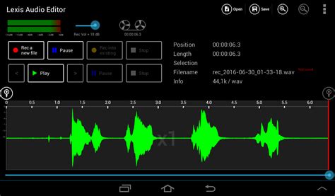 Noise Reduction Android Lexis Audio Editor